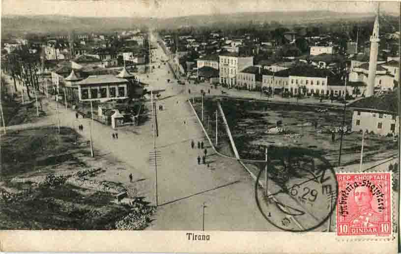 1929 Albania TIRANA Postcard to Trento – BalkanPhila