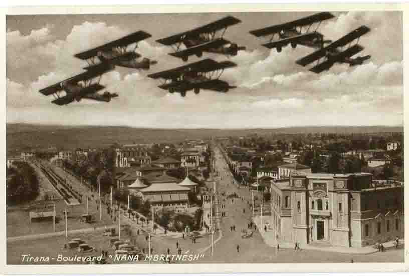 1936 Albania Tirana Postcard to Denmark – BalkanPhila