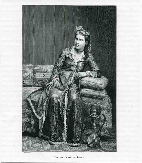 1880 Lebanon Princess Gravure by Gusman – BalkanPhila