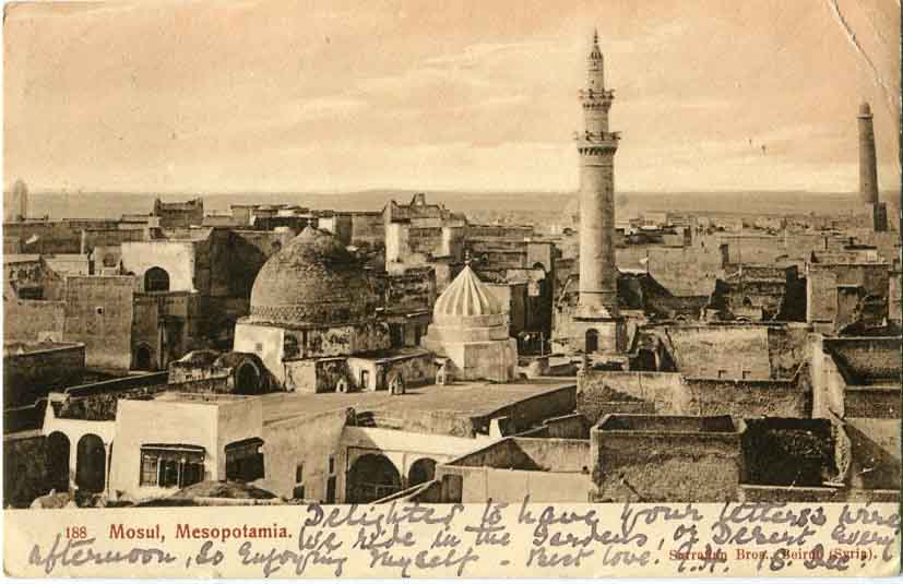 1908 Ottoman Iraq MOSUL Postcard to England – BalkanPhila