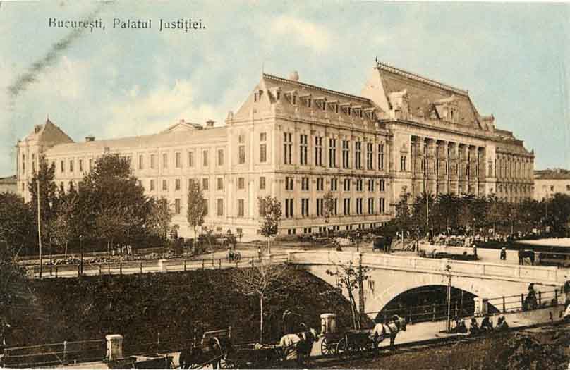 Romania Bucharest Justice Palace Postcard – BalkanPhila