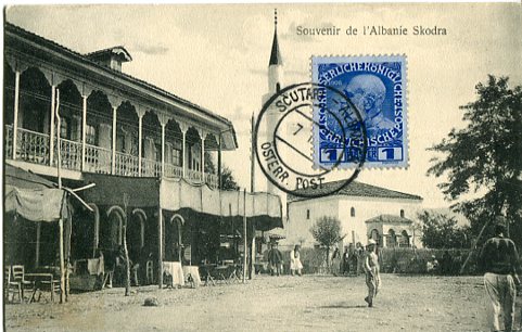 1911 Austria Levant Albania 1pi Postcard – BalkanPhila