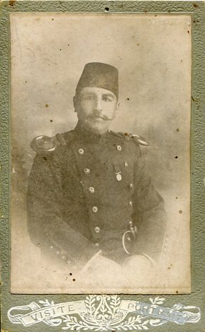 1907 Ottoman Officer Photograph – BalkanPhila