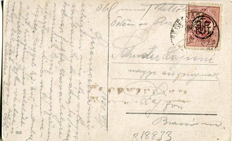1920 Romania Timisiora 10b Postcard – BalkanPhila