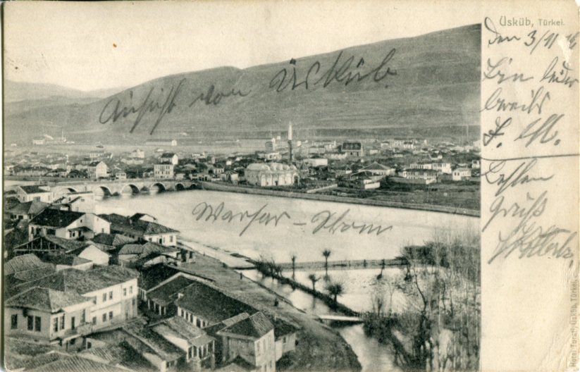 Macedonia Skopje Postcard to Gorlitz – BalkanPhila