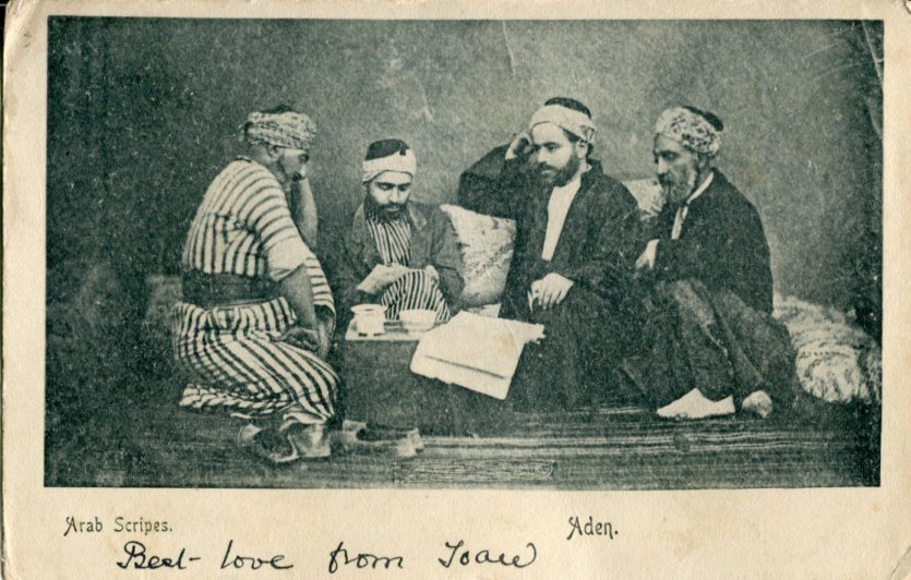 1909 Aden Arabs Postcard to London – BalkanPhila
