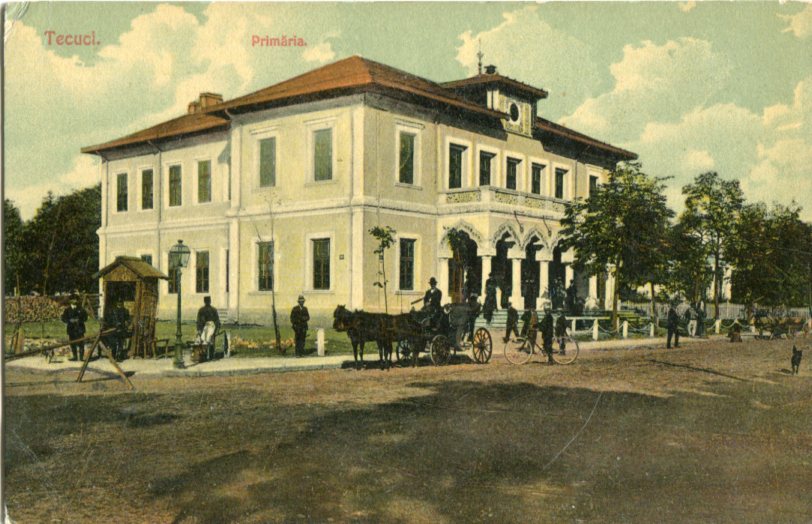 Romania Tecuci Primaria 1912 Postcard – BalkanPhila