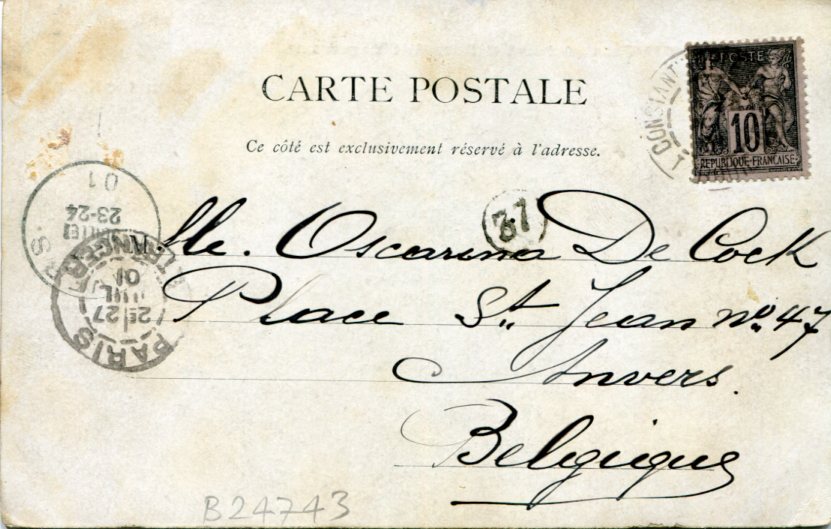 1901 French Levant Istanbul Sultan Ahmed Mosque – BalkanPhila