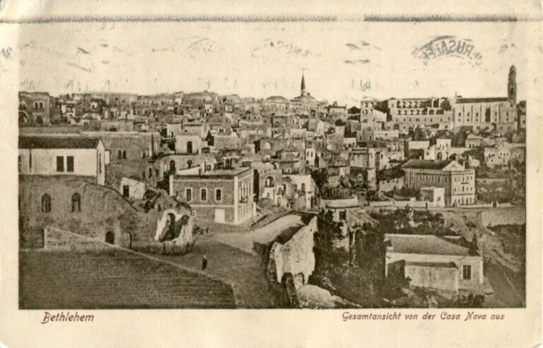 Palestine Bethlehem 1928 Postcard – BalkanPhila