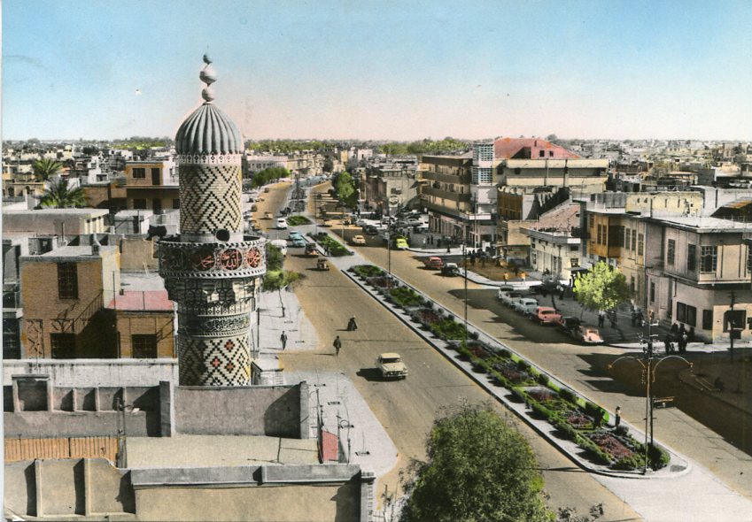 Iraq Baghdad 1958 Postcard to Switzerland – BalkanPhila