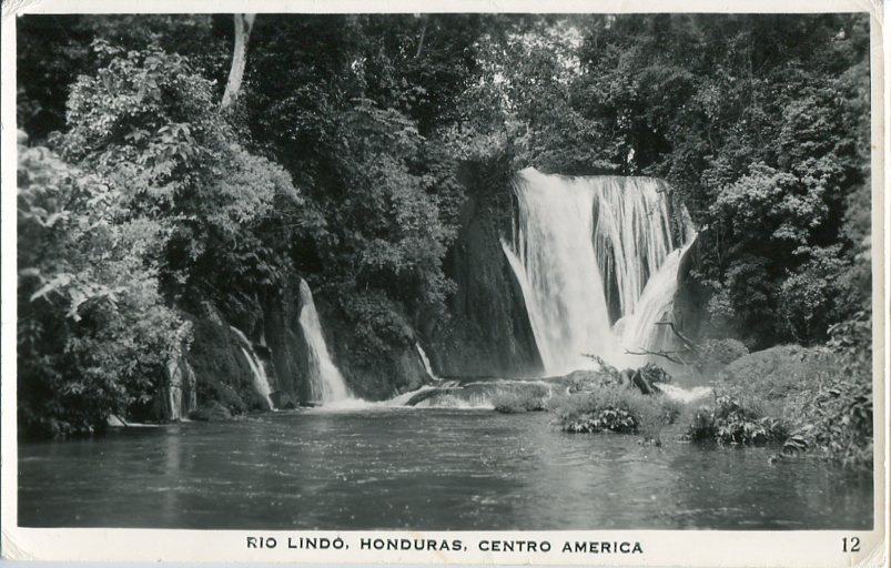 Honduras Rio Lindo River photocard – BalkanPhila