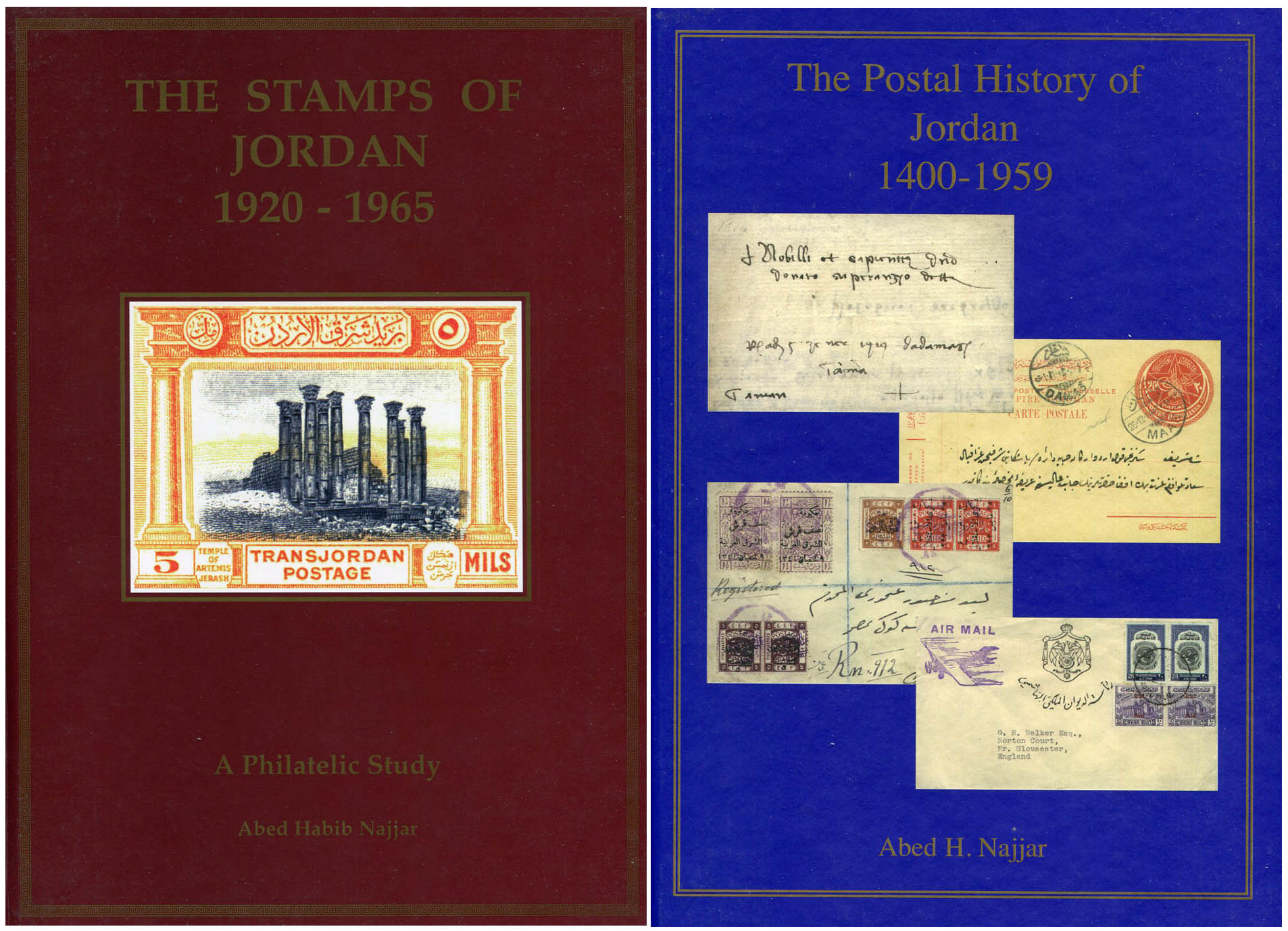 Jordan Stamps and Postal History 2 Volumes Set by Najjar – BalkanPhila