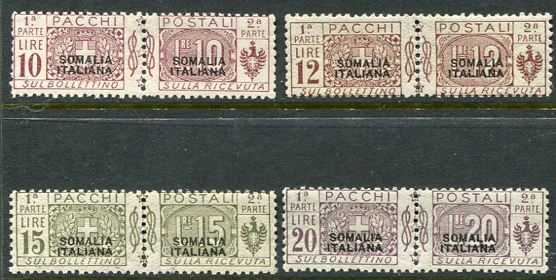 1926 Italian Somalia Parcel Post in Pairs Set ** – BalkanPhila