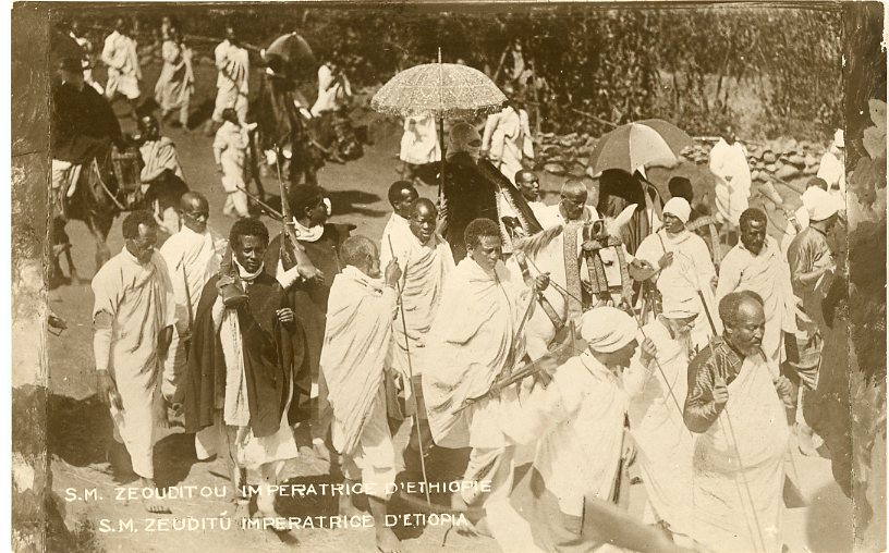 Ethiopia Empress Zewditu Photocard – BalkanPhila