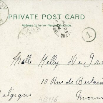 Canada Quebec multi view 1904 to Mons Belgium – BalkanPhila